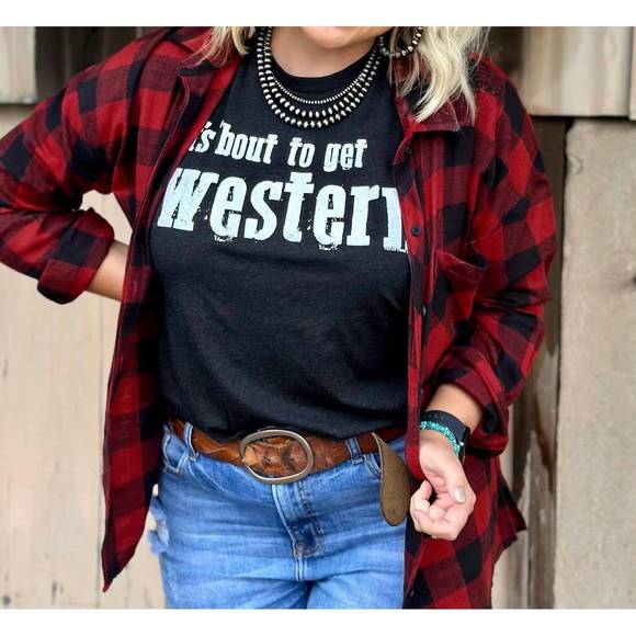 Texas True Threads | Tops | New Texas True Threads Everyday Comfort Flannel Shirt In Red | Poshmark